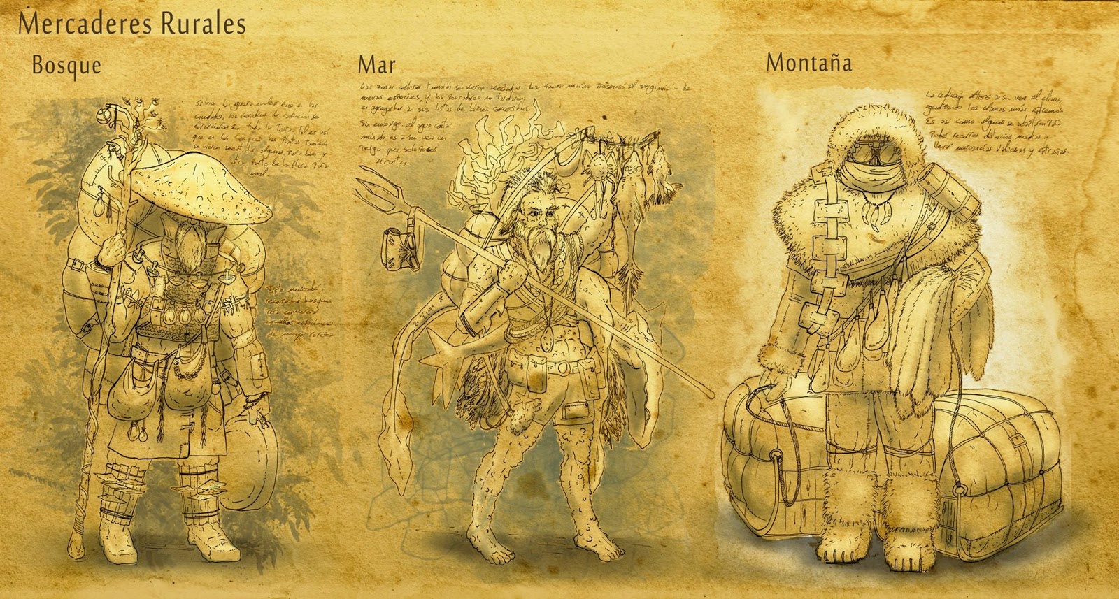 Delfina Campo | Concept Art: Merchants