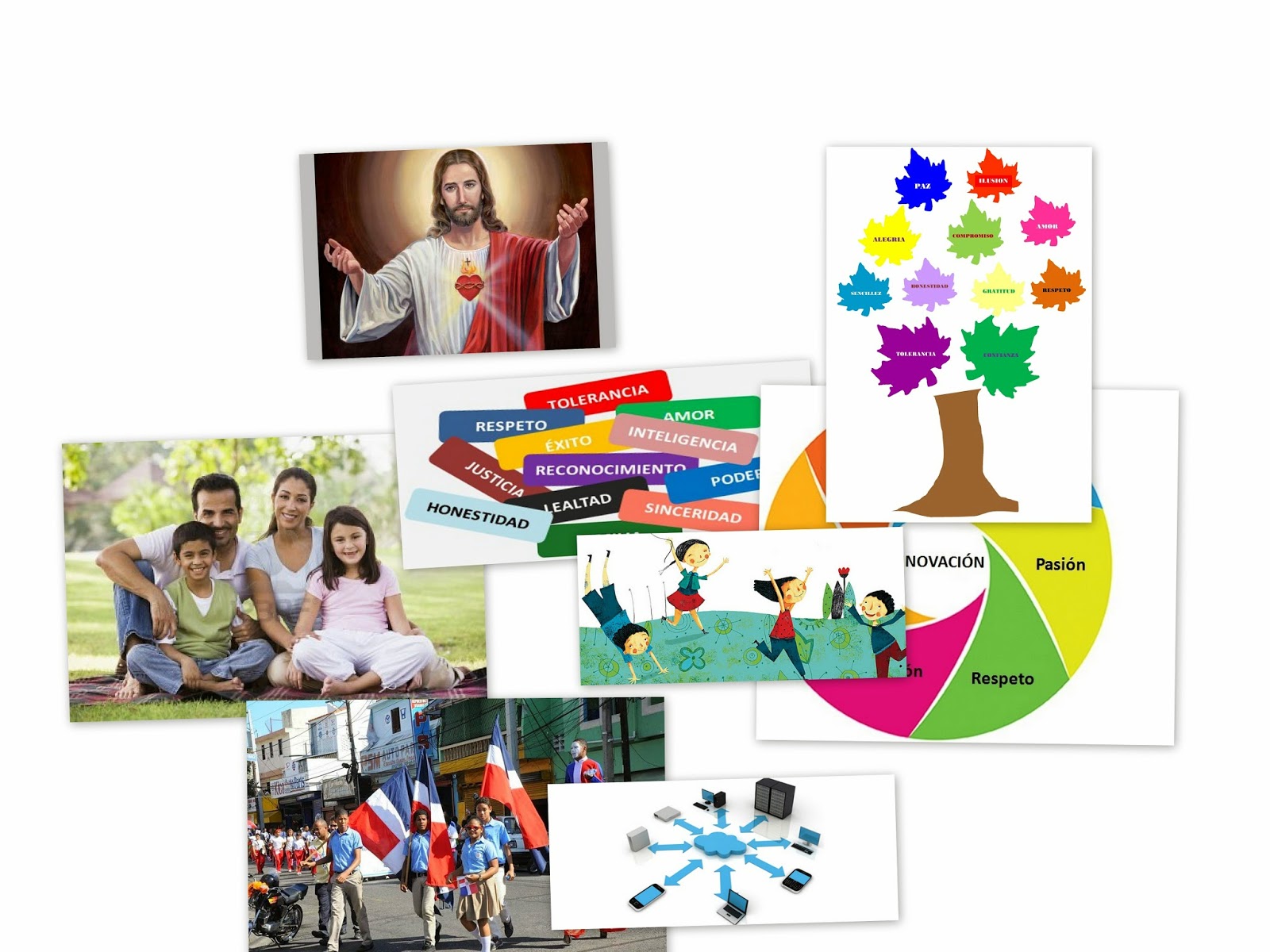 Psico tecnologia: COLLAGE DE LOS VALORES