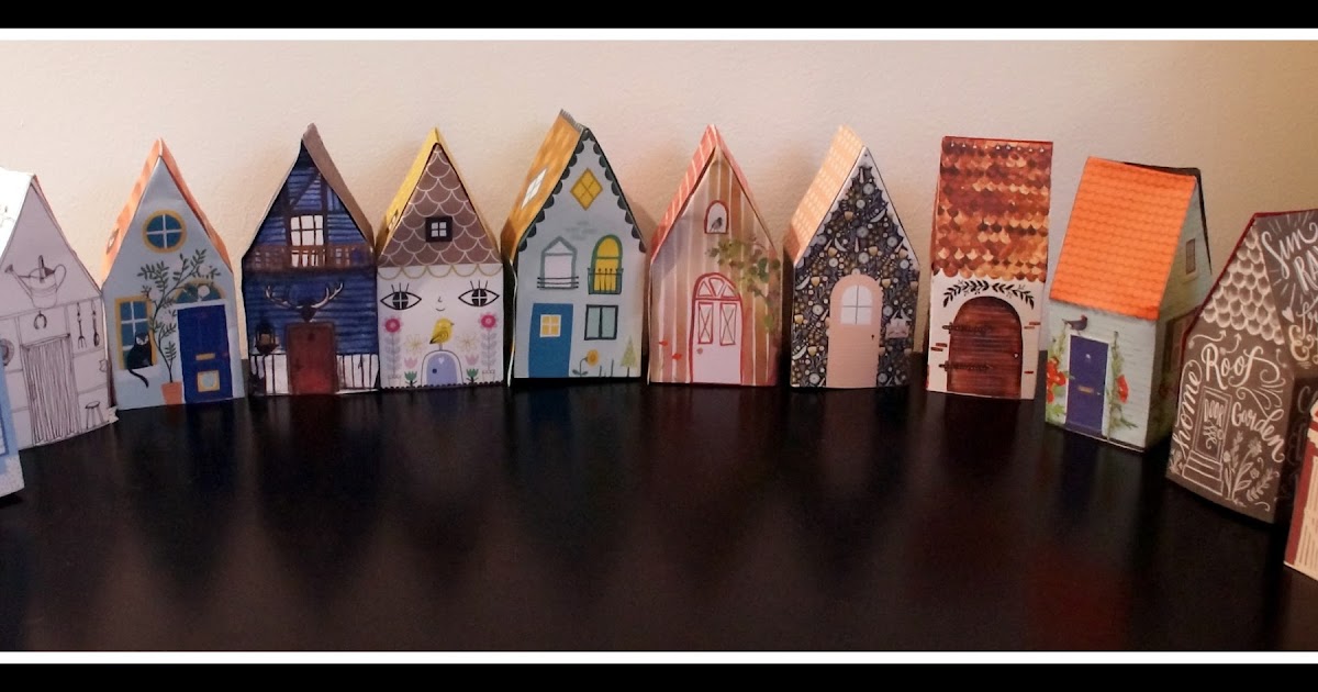 Mon joli petit bureau: Un village de petites maisons de papier