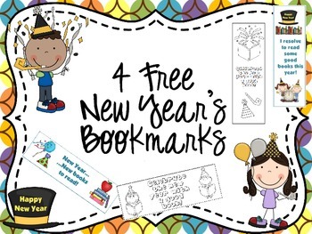 Free New Year Bookmarks | Classroom Freebies | Bloglovin’