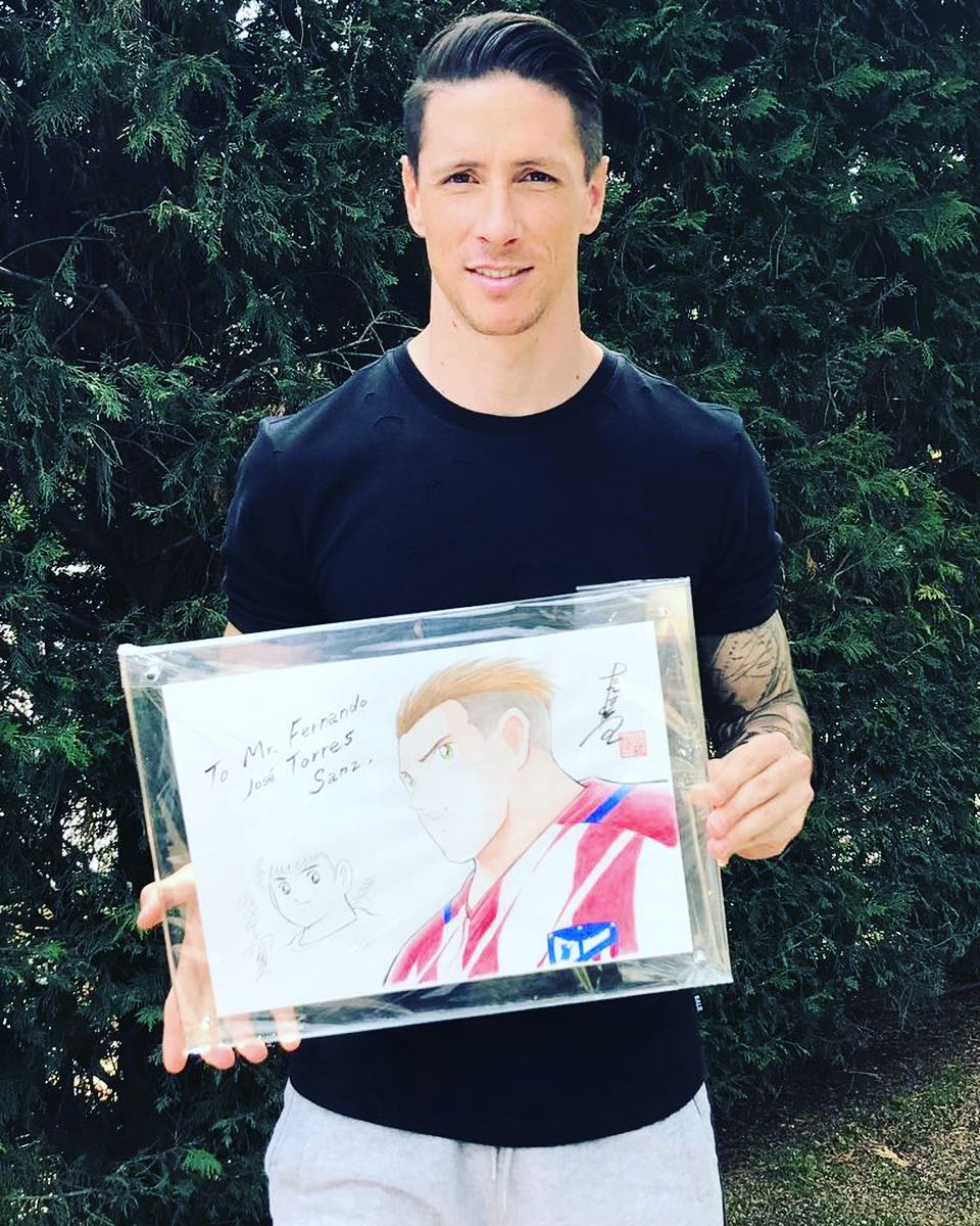 Japanese manga legend draws Fernando Torres portrait | inside World Soccer