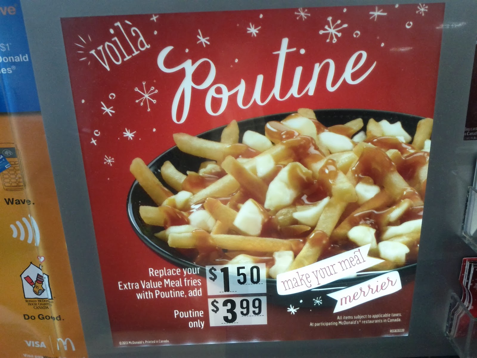 Toronto things: McDonalds has poutine