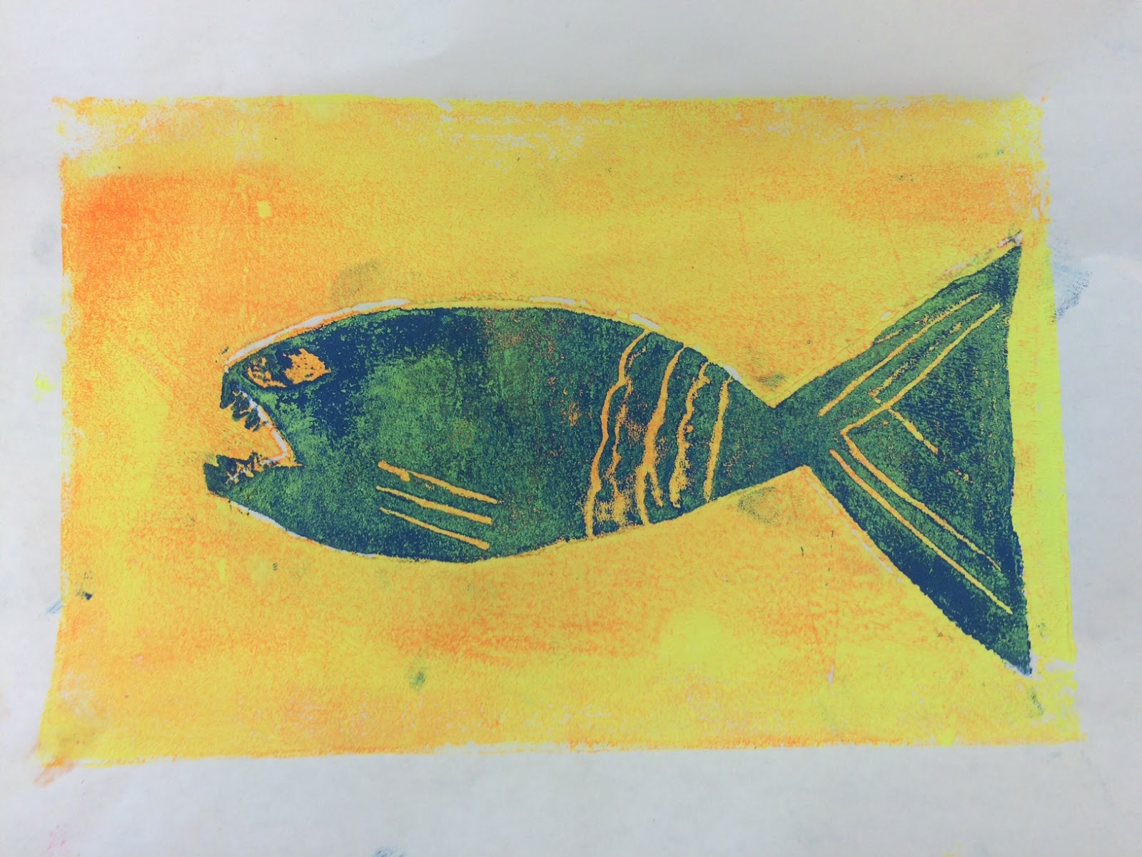 Make A Mark: Baron Batch inspired Reduction prints