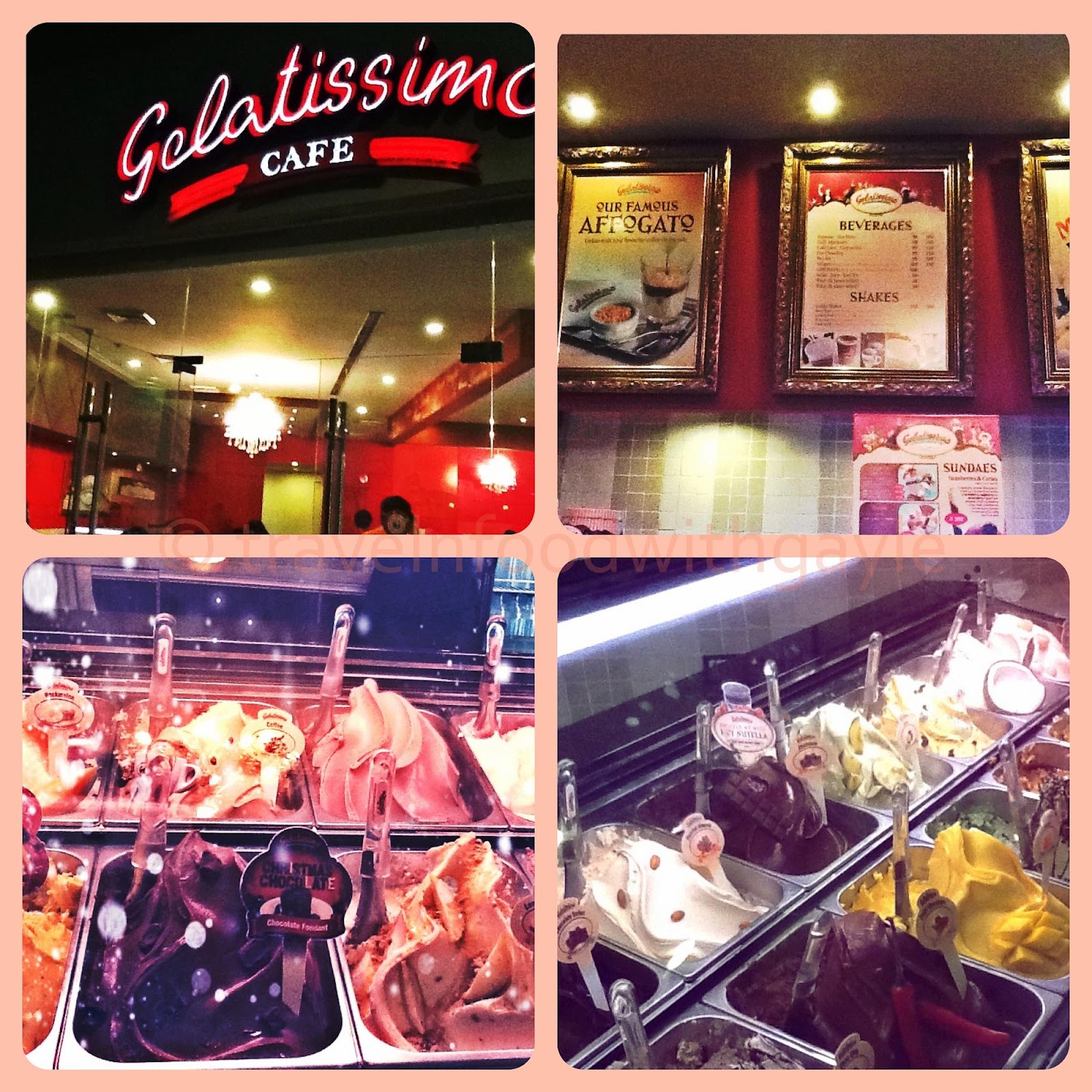 Food, Travel & Photography with Gayle: Gelatissimo