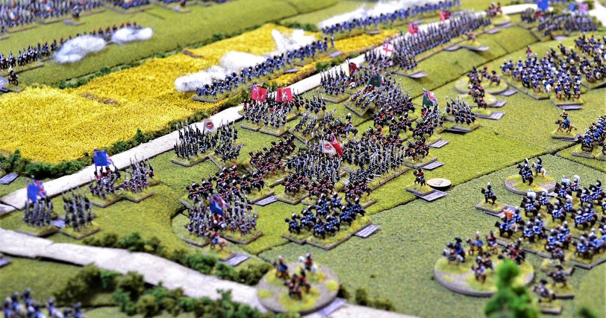 Grymauch's Solo Wargaming Blog : The Battle of Waterloo in 6mm Part 4