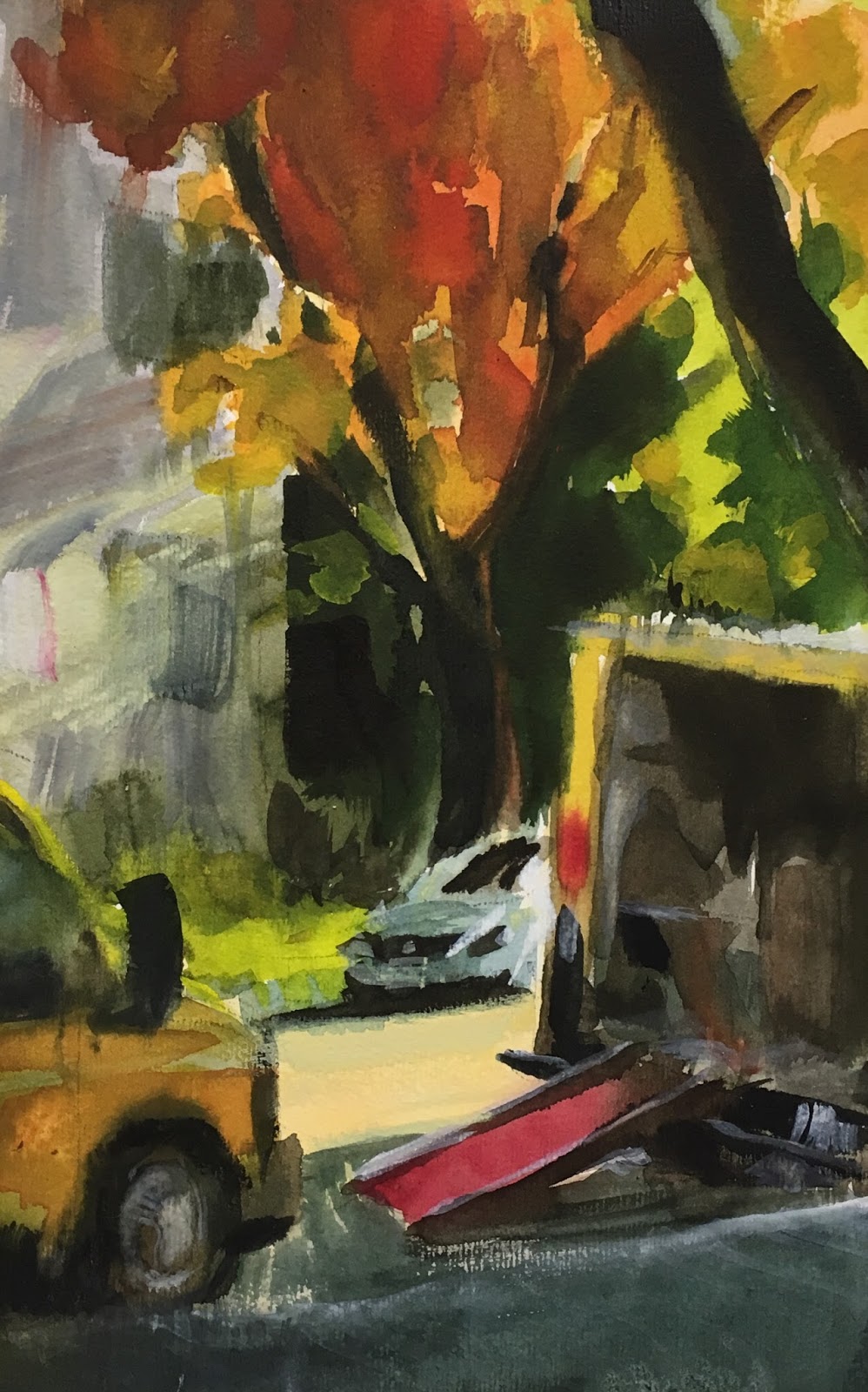 The Art of Emery Miller: Watercolor Painting: Autumn Light