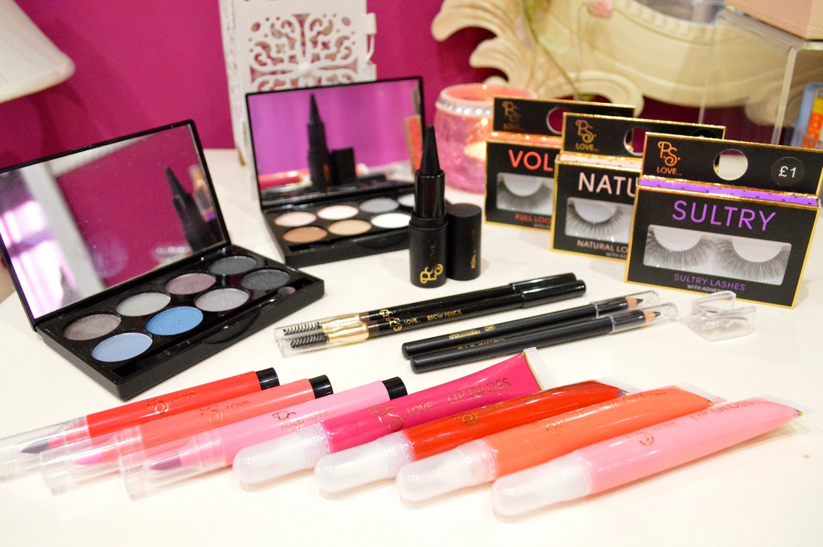 PRIMARK P.S. LOVE MAKE UP RANGE | REVIEW & SWATCHES | Danielle Fenton