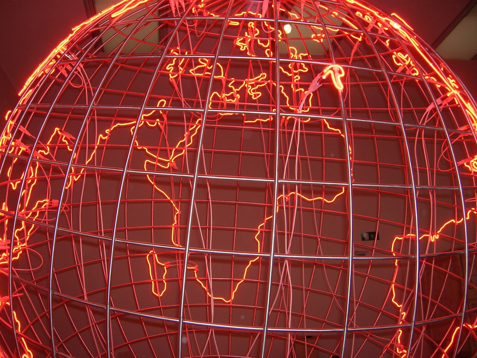 neonneon: Mona Hatoum's "Hot Spot" at The Tate Modern