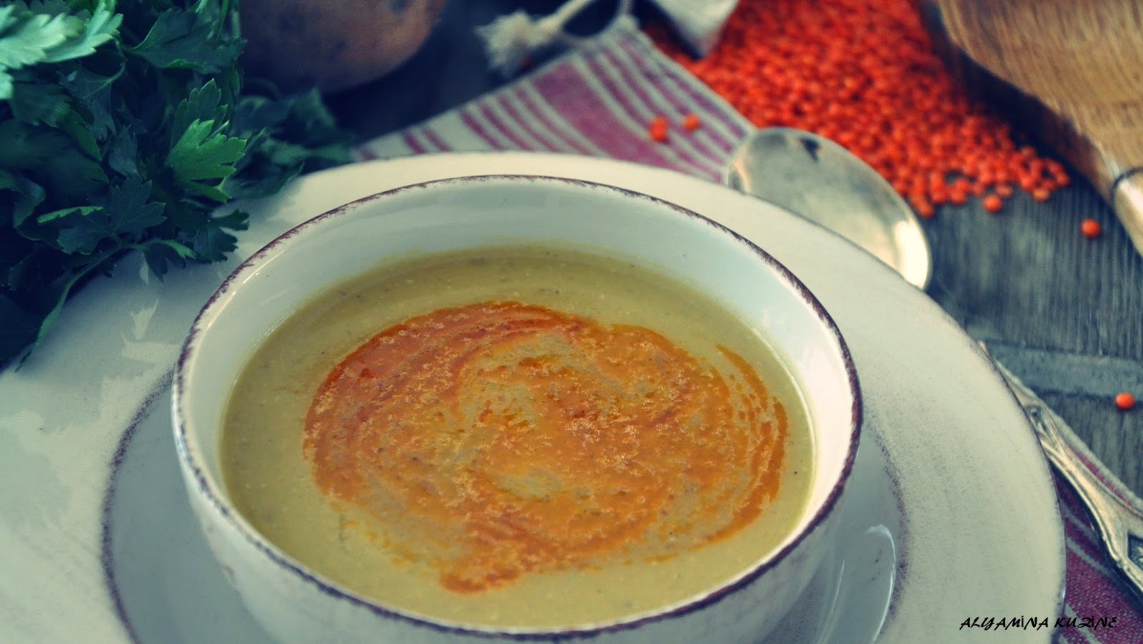 SÜZME MERCİMEK ÇORBASI - ALYAMİNA KUZİNE