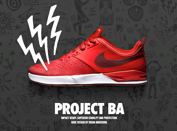 KICK GAME : SKATEBOARD LEGEND BRIAN ANDERSON DEBUTS HIS NEWEST NIKE SB!!