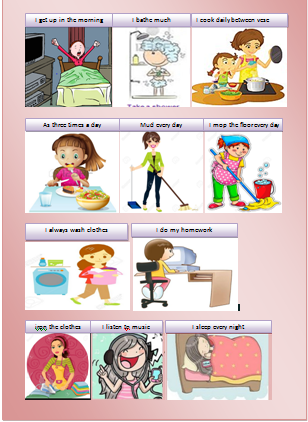 Descripción de lugares, rutina diaria y actividades de tiempo libre en ...