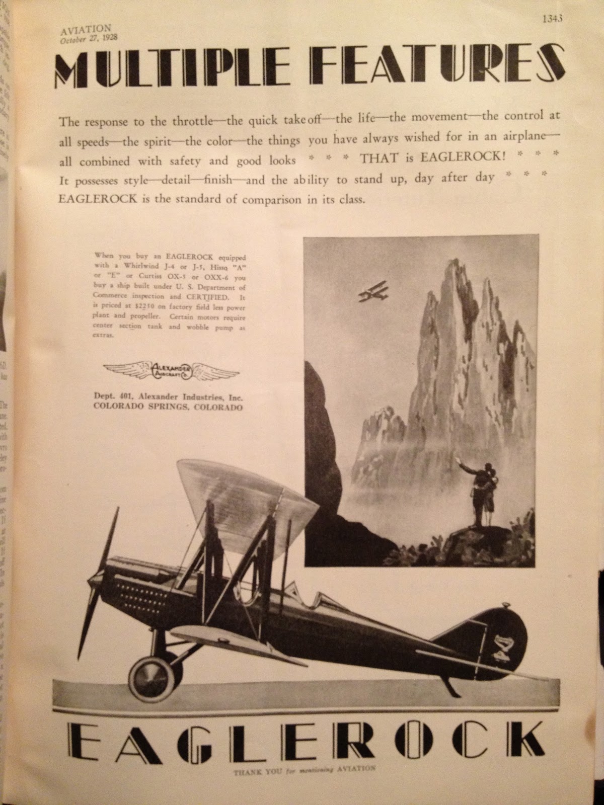 Another Time: Vintage Aviation Advertisements - Eaglerock