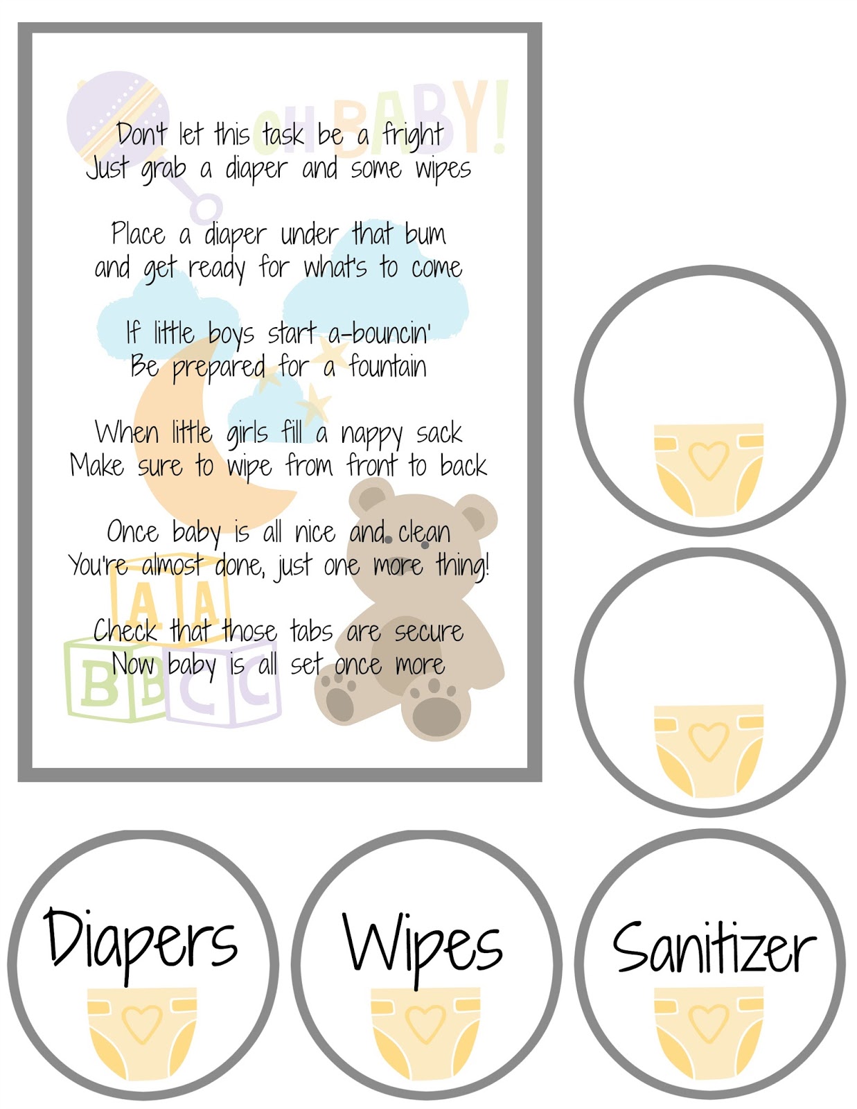 No excuses Diapering Stations | Jordan's Easy Entertaining