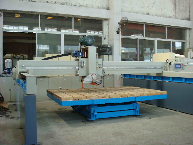 Granite using a granite bridge saw - Bridge Saw USA