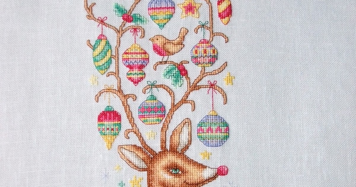 Cross Stitch A to Z: Rudolph stocking - Cross Stitcher 312