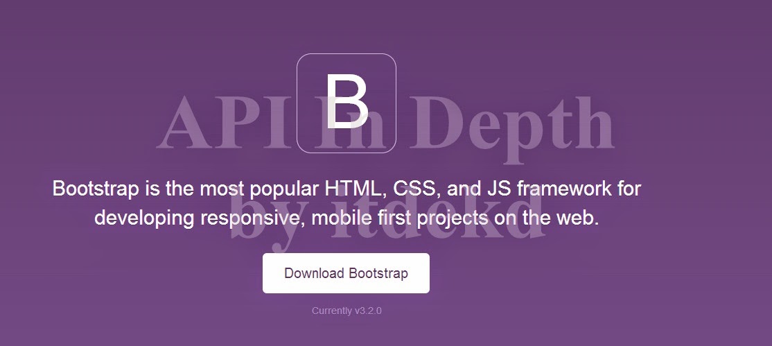 Bootstrap Chapter 1: การติดตั้ง Bootstrap V3 ~ API In Depth