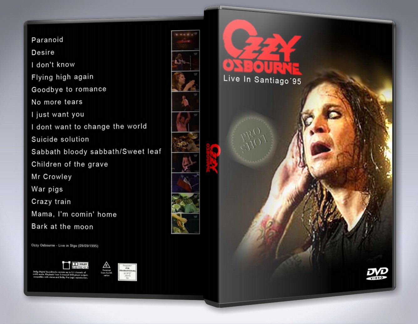 DVD Concert TH Power By Deer 5001: Ozzy Osbourne - 1995-09-08 ...