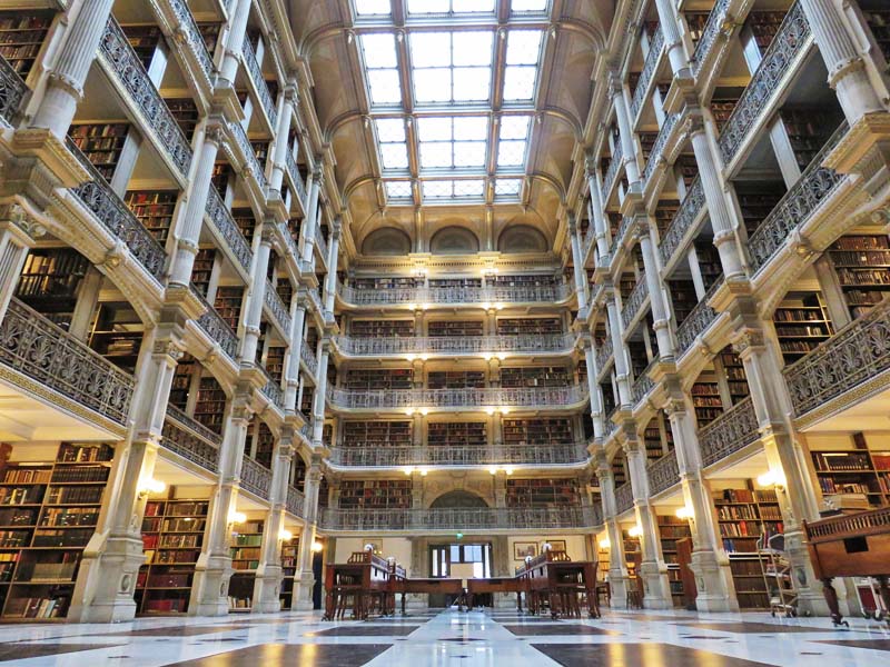 Jennifer Coyne Qudeen: Baltimore - George Peabody Library