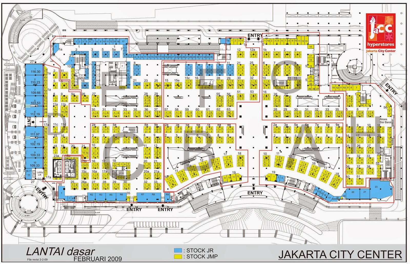 Denah Thamrin City ~ ThamrinCity
