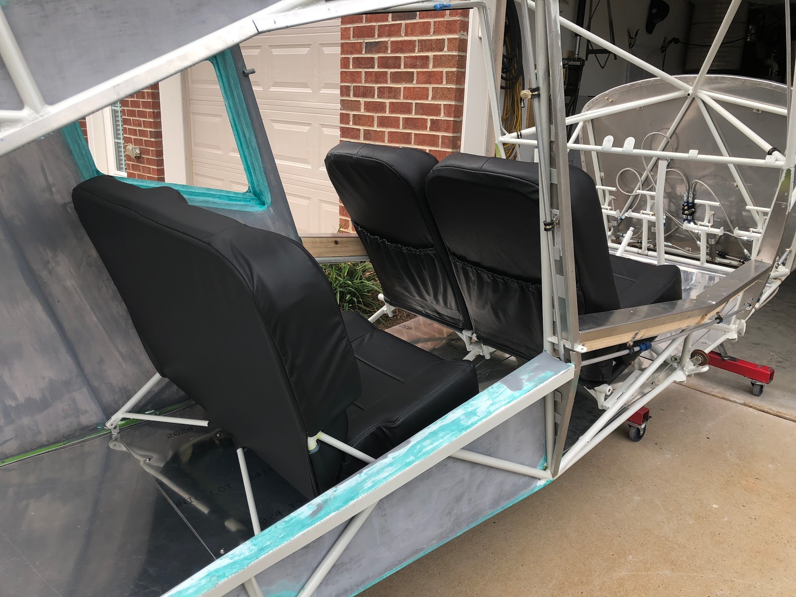 N6408C Bearhawk 4 Place Builders Log: Upholstered Seats!