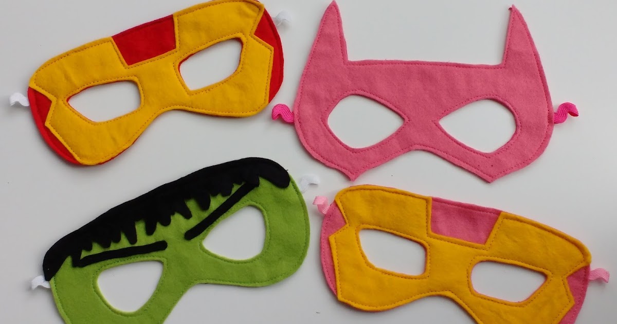 ich brauch stoff !!!: Superhelden Party-Masken