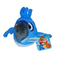 VideoGameFigures.com: Angry Birds Rio Talking Sound Plush Toy - Blu