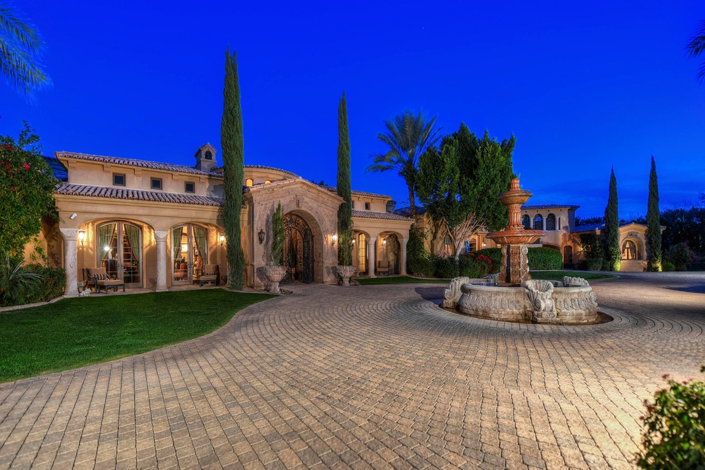 15,000 Square Foot Tuscan-Inspired Mansion In Paradise Valley, AZ | THE ...