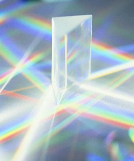 design context: refraction of light through a triangular prism