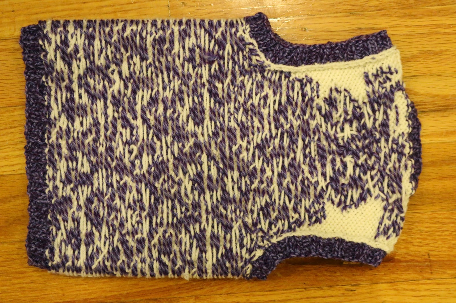 ChemKnits: Behind the Design of the Snowy Penguin Vest