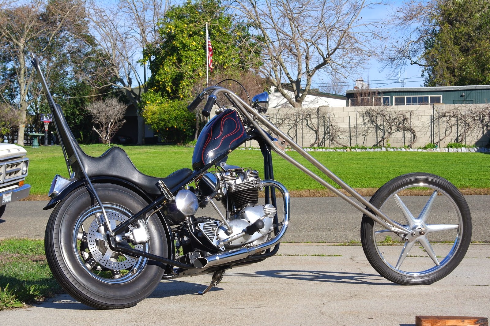 DicE Magazine: For Sale: 1969 Triumph Bonneville Harman Chopper.