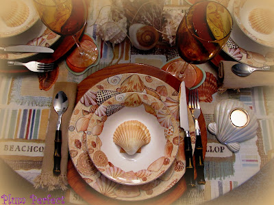 Plum Perfect: Susie's Seashell Tablescape!