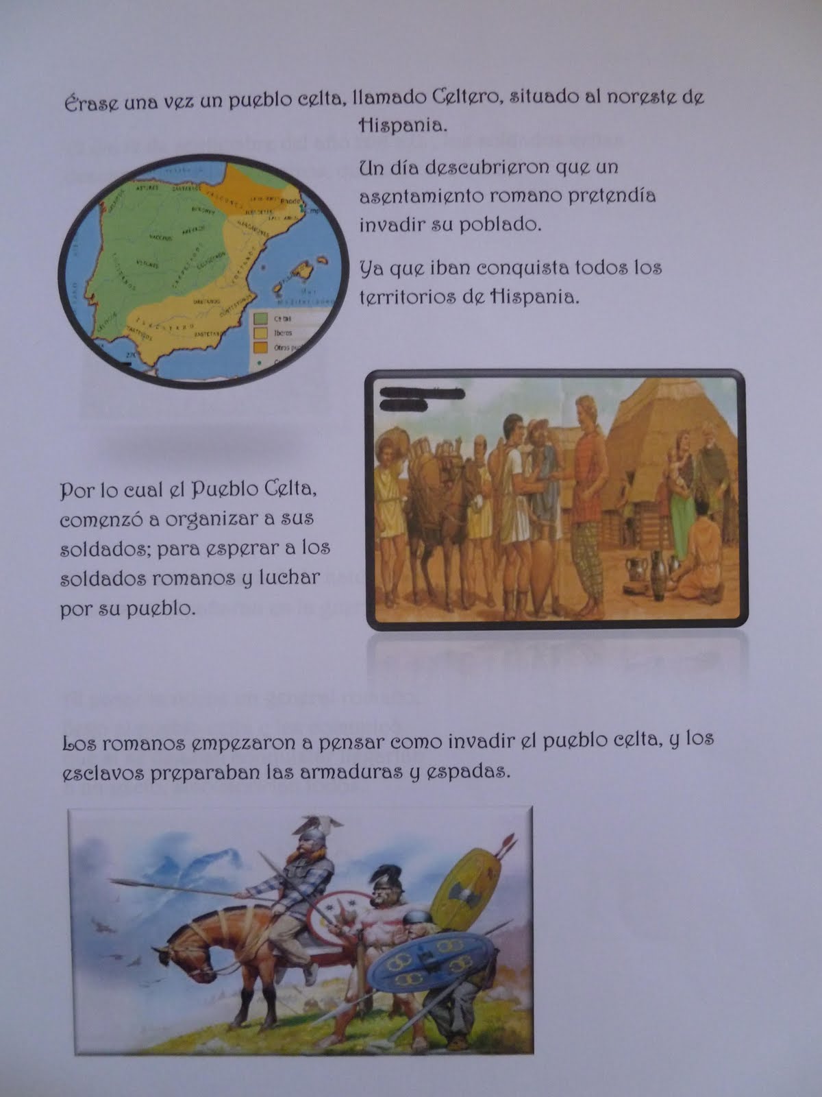 Aula de Adriana: Cómic sobre celtas e iberos