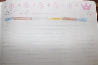 Pen and Paper: Bofur Scarf Knitting Pattern