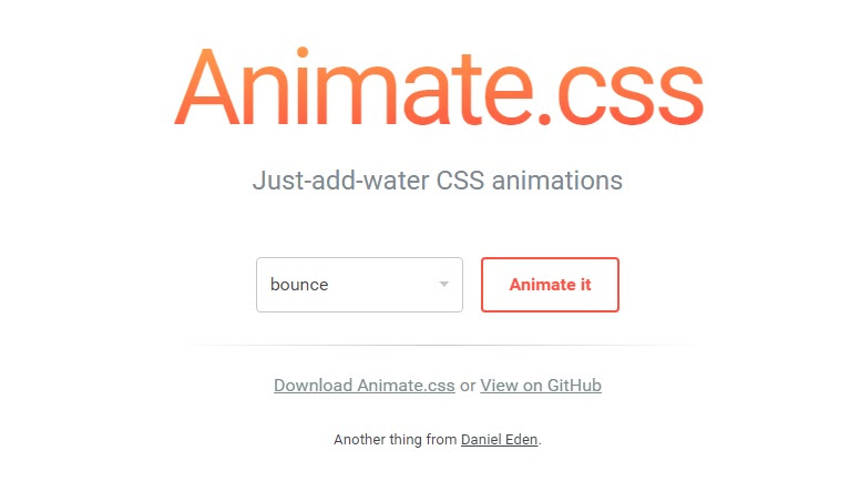 [CSS] Animation：使用 Animate.css 製作超炫的動畫效果 - The Color Moon 月亮彩色