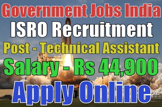 Indian Space Research Organisation ISRO Recruitment 2017 MCF ...