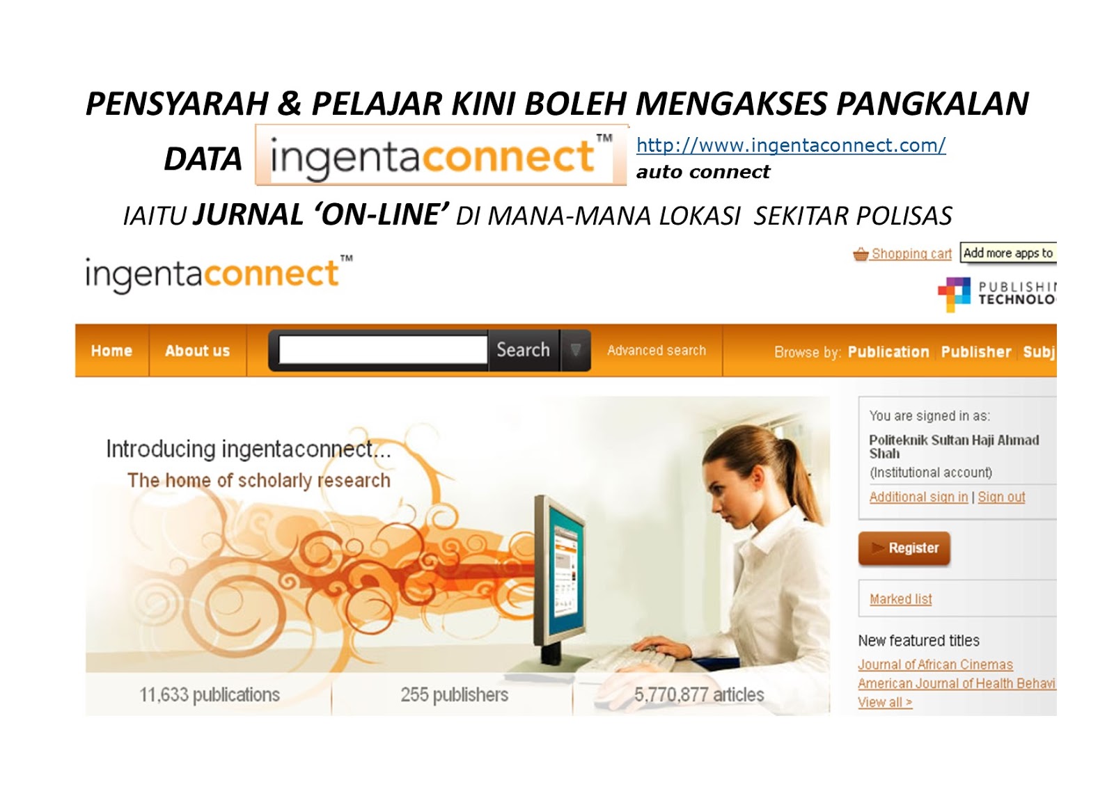 PANGKALAN DATA ~ Perpustakaan POLISAS