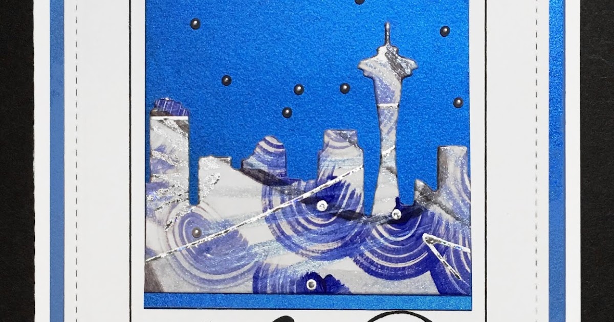 Backporch: Seattle Skyline Happy Birthday