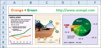 Professional Excel Chart: Business Chart: Classical Color Combination ...