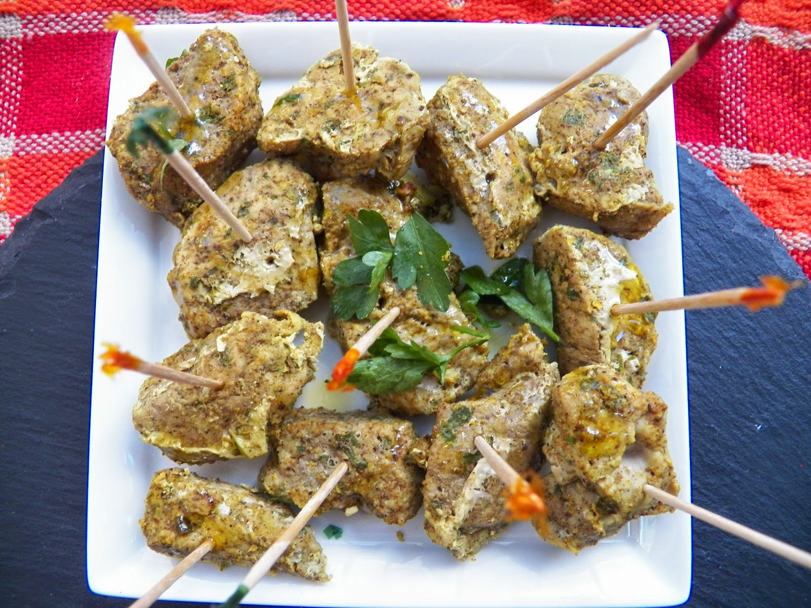 Pork Brochettes - Sid's Sea Palm Cooking