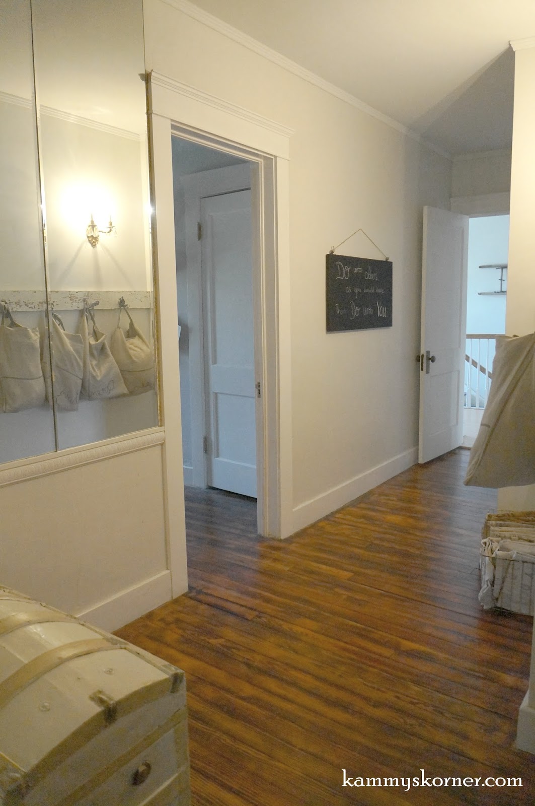 Kammy's Korner: A Hallway Makeover Full Of Function and Style!