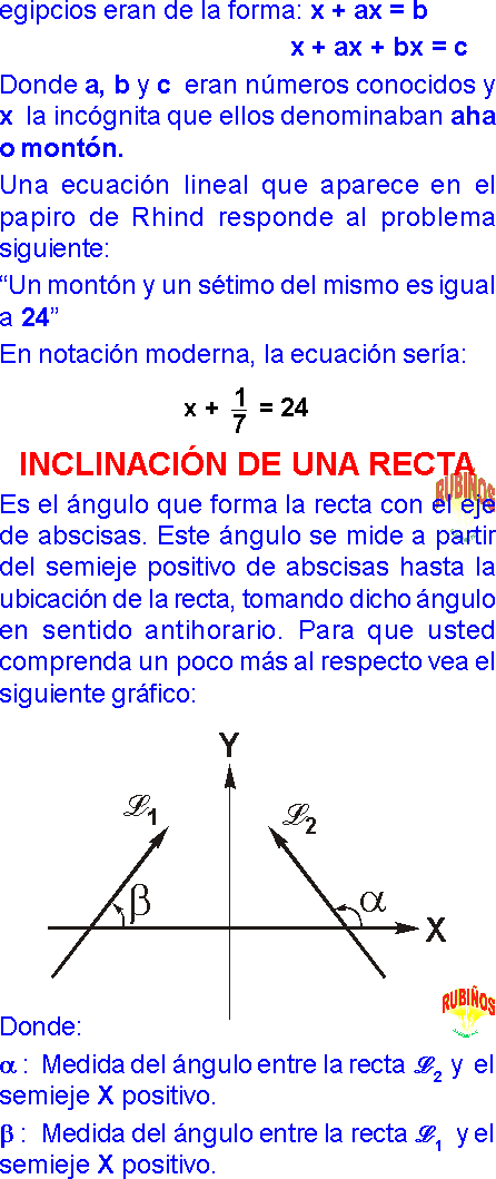 ECUACIÓN GENERAL DE LA RECTA Y ÁNGULO ENTRE 2 RECTAS PENDIENTE EJERCICIOS RESUELTOS PDF
