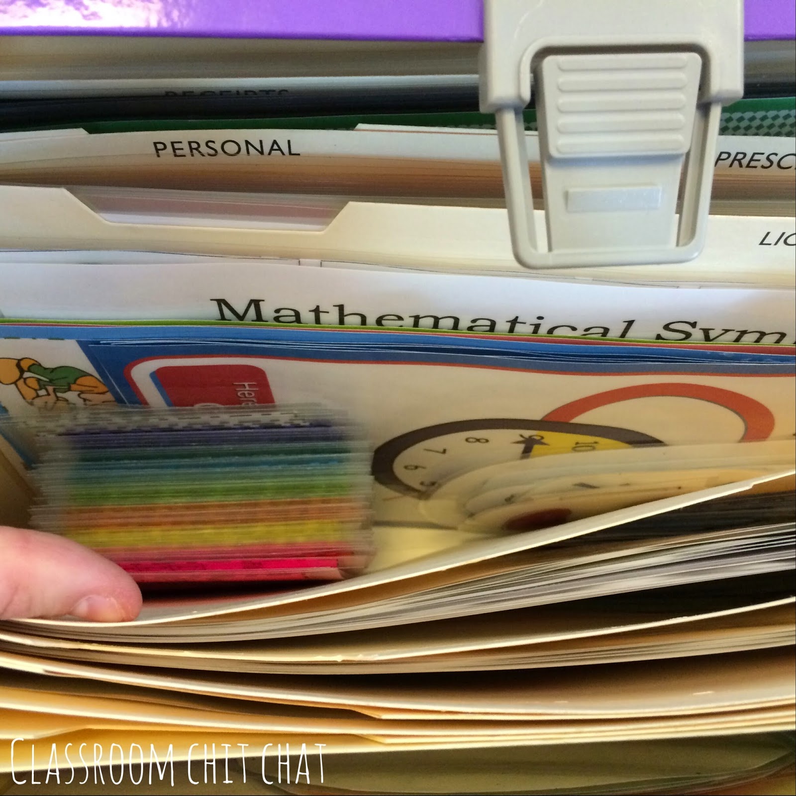 Classroom Chit Chat: Storing Laminated Posters and Resources