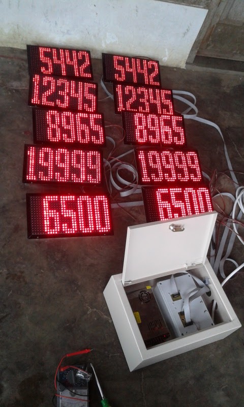 Display harga SPBU TOTEM