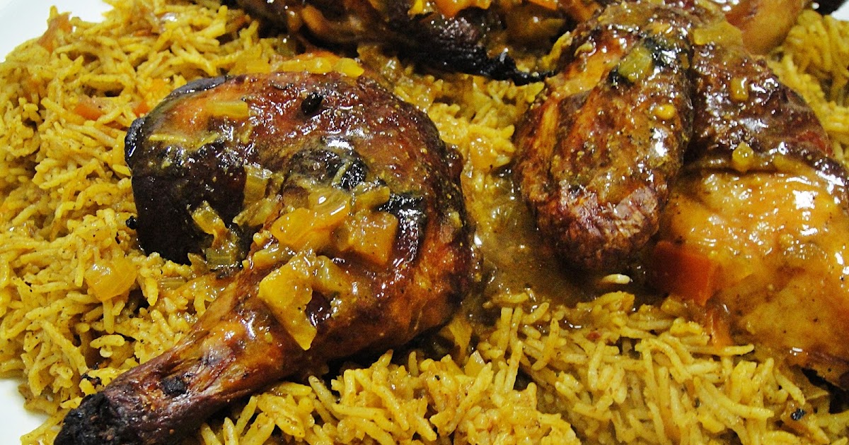 Maryam's Culinary Wonders: 1110. Qatari Chicken Machboos