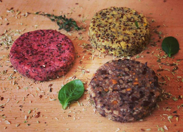 Hamburguers vegetarianos - Et voilà!