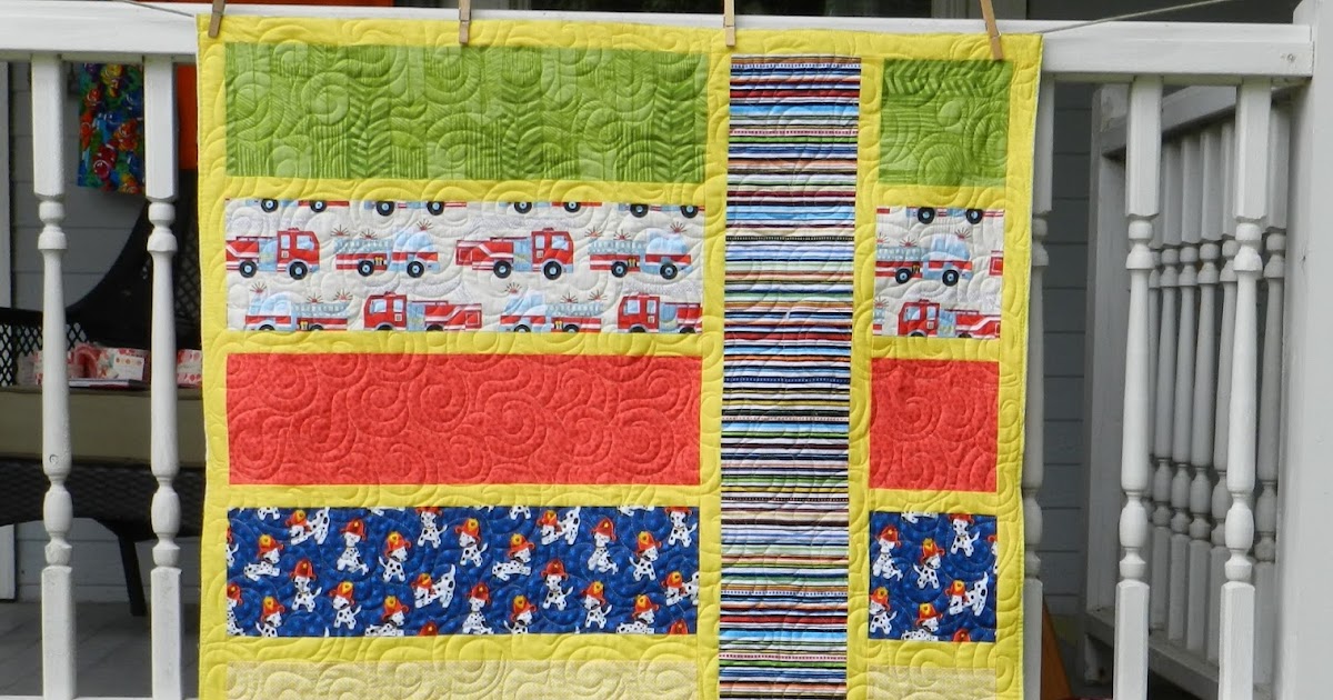 Adel Quilting & Dry Goods Co.: Quilt for a future fireman