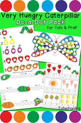 Bug Letter Dot Marker Coloring Pages | Totschooling - Toddler ...