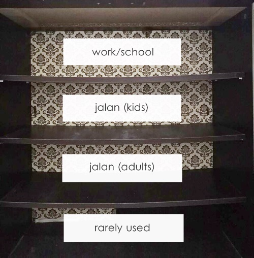 Susun Atur Rak Kasut Yang Efektif, Ubah Label dan Kaedah Jimatkan Ruang ...