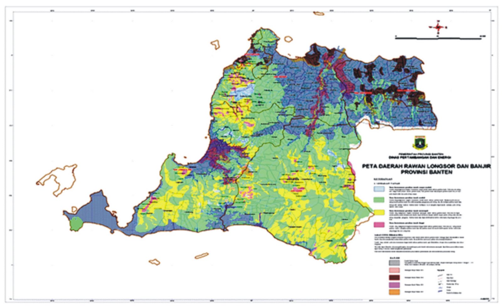 Gambar Peta Pandeglang