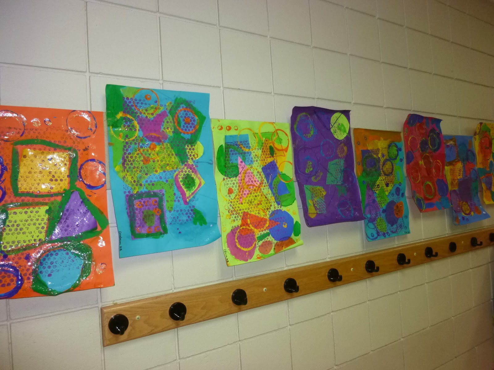 Mrs. Werner's Art Room: Kinder Abstract Art